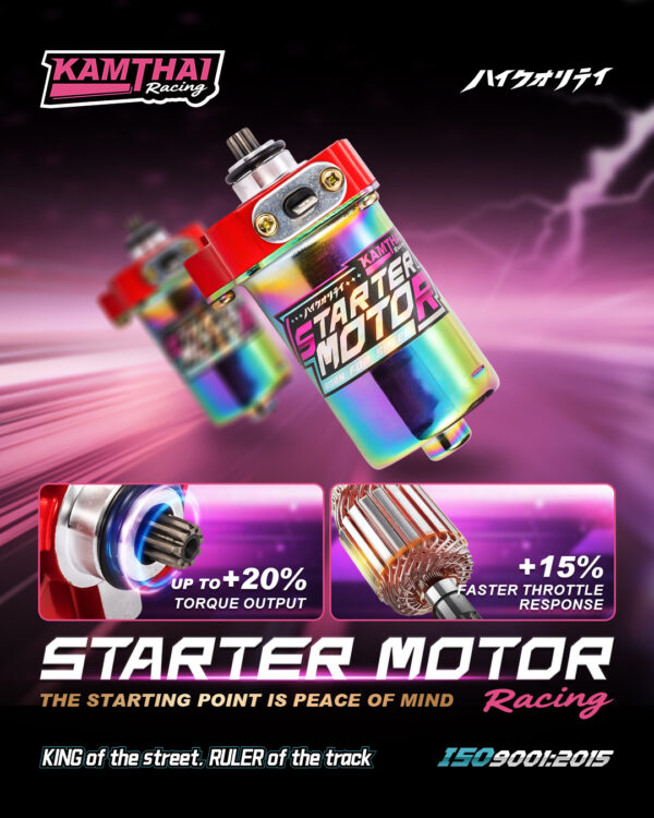 KAMTHAI Motorcycle Starter Motor for SRL-115 VEGA-ZR – kingthai100.com