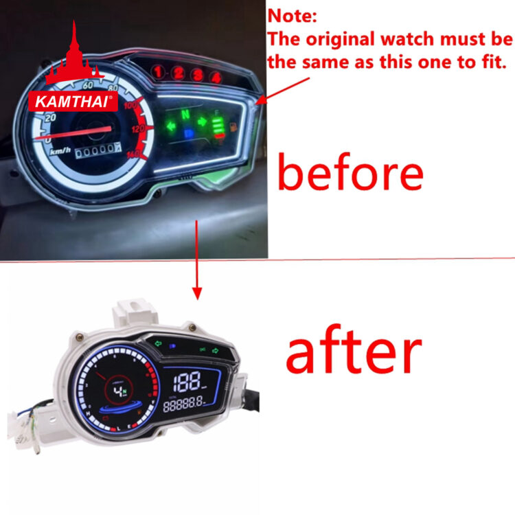 KAMTHAI Motorcycle Digital Speedometer for YAMAHA Y15ZR – kingthai100.com